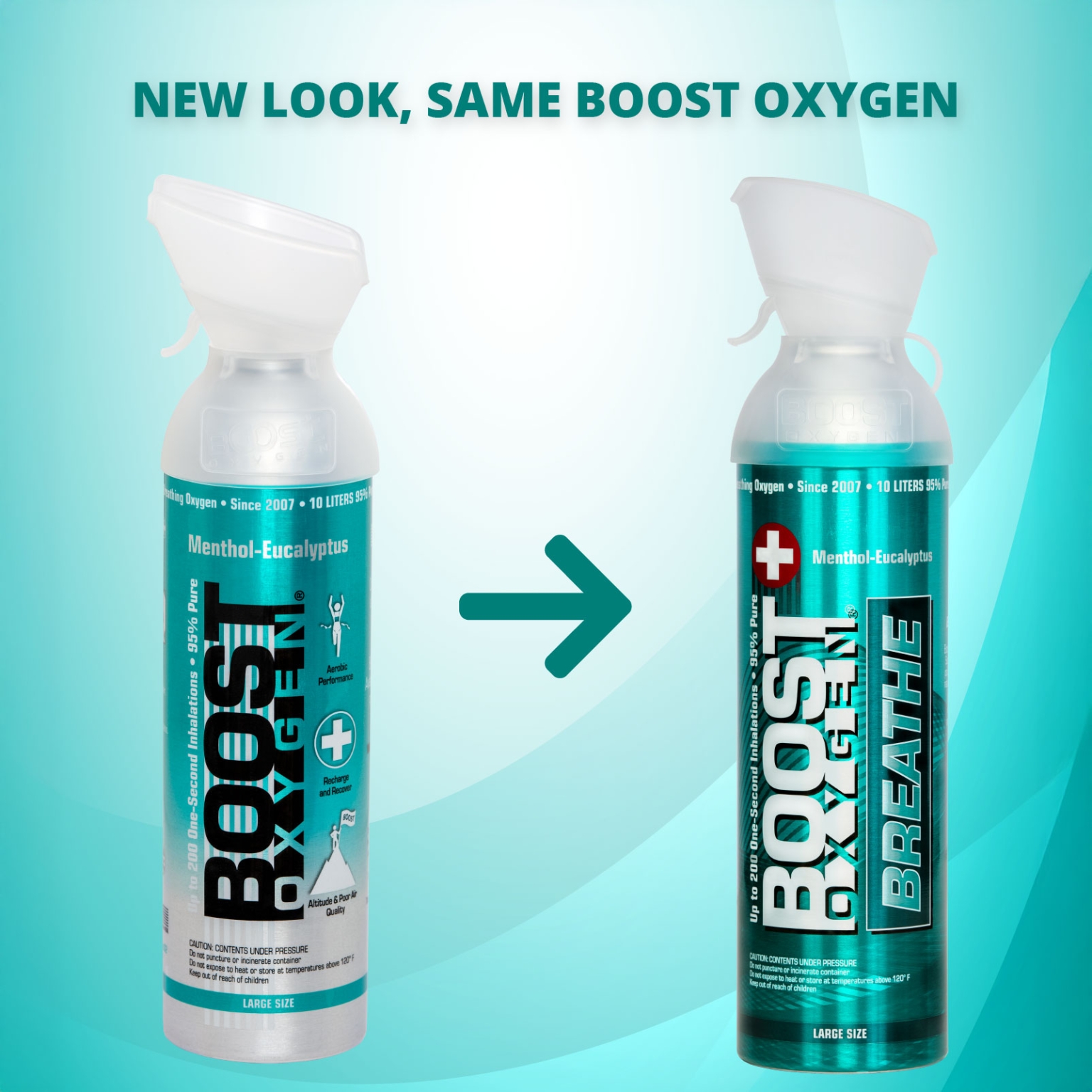 Supplemental Oxygen BREATHE Menthol-Euc | Boost Oxygen