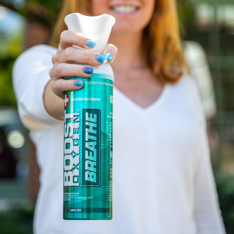 Supplemental Oxygen BREATHE Menthol-Euc | Boost Oxygen