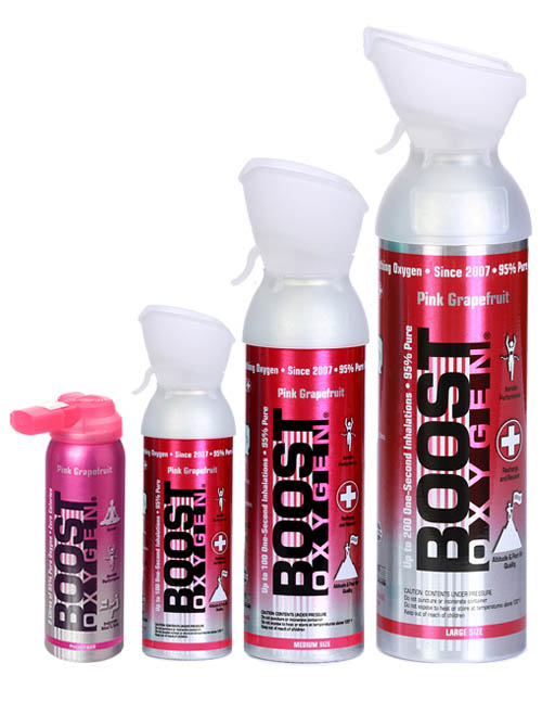 Boost Oxygen Menthol-Eucalyptus | 95% Pure Supplemental Oxygen