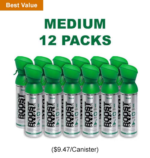 12 Pack (3L) Pocket Size | Supplemental Oxygen