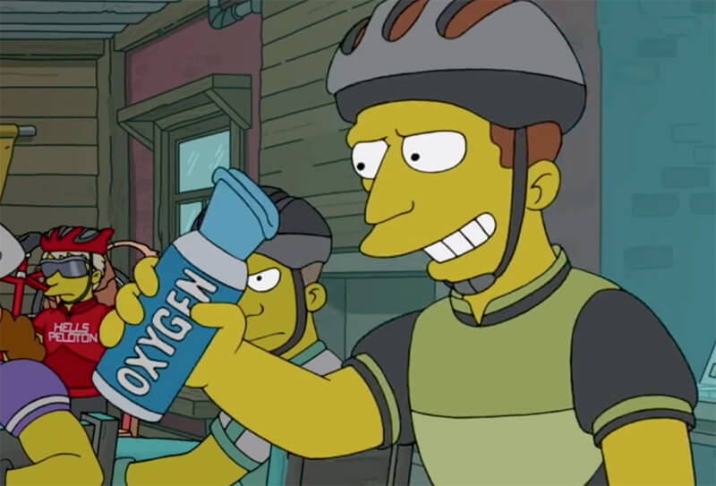 The Simpsons feature portable oxygen as Boost Oxygen gains popularity ...