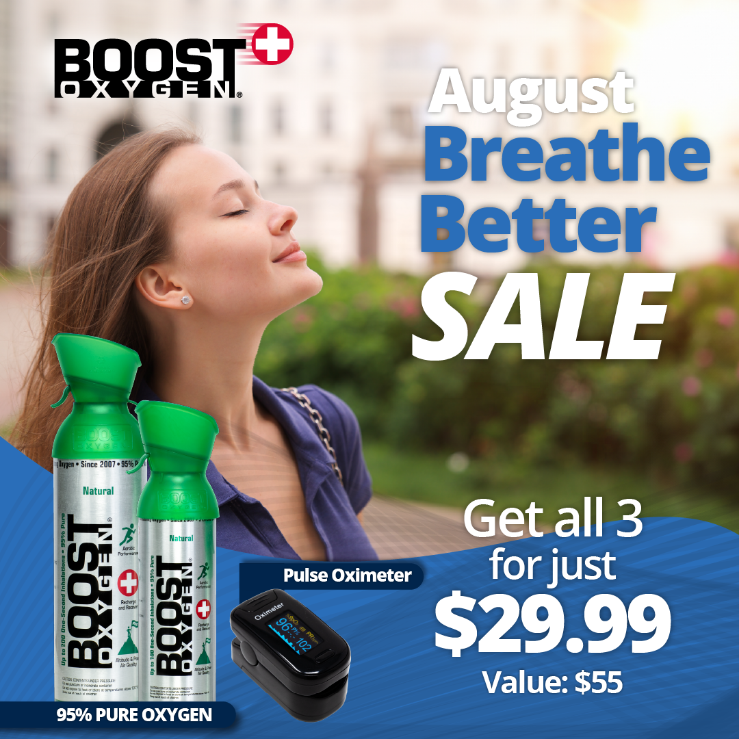 Boost Oxygen Portable Oxygen. No prescription needed.